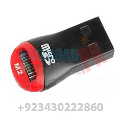 High Speed Card Reader Black Color Red Accent – Hallroadlahore.pk