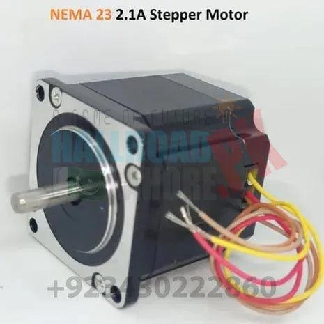 Nema23 Bipolar 1.8 Degree 2.1a 54mm Stepper Motor 6.35mm Shaft Torque – Hallroadlahore.pk