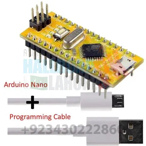 Arduino Nano With Micro USB Port Atmega328 With Micro USB Cable – Hallroadlahore.pk