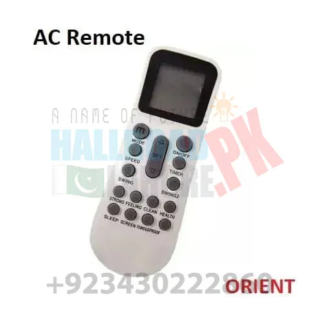 Orient Inverter AC Remote In Pakistan – Hallroadlahore.pk