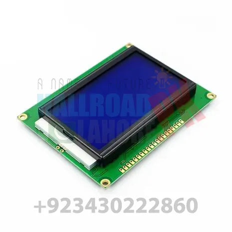 12864 LCD Blue Screen Graphical LCD 128×64 Green Blue GLCD ...