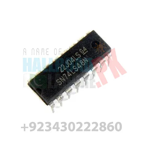7448 Bcd To 7 Segment Decoder Driver Ic 74ls48 Sn74ls48n 74hc48 ...