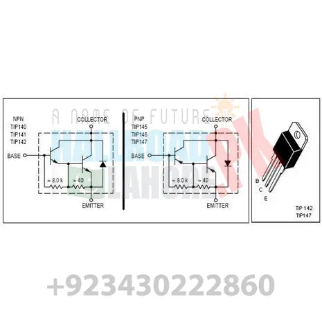 Tip147 Pnp Darlington Transistor In Pakistan – Hallroadlahore.pk