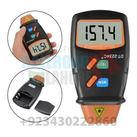 Non Contact RPM Meter Tachometer DT2234C+ – Hallroadlahore.pk