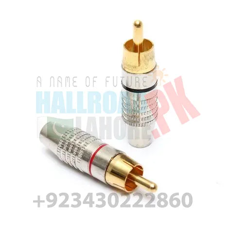universal 2pcs RCA connector plug solder audio video adapter RCA conne ...