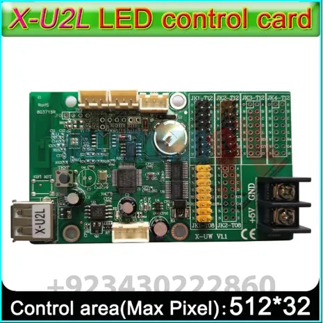Bx-u2l P10 Led Signs Control Card, P10 Display Module Control Card,sin ...