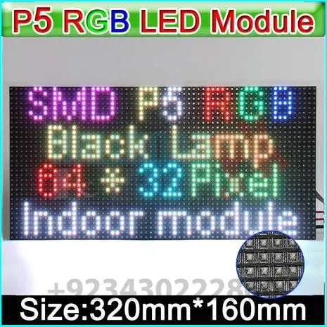 P5 Smd 3528 Led Display Indoor Led Block Modules Video Indoor Full-col ...