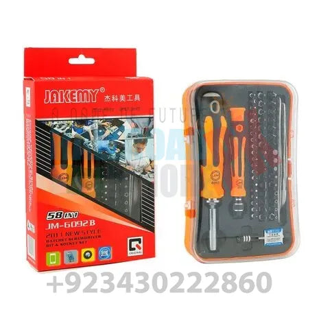 JM-6092B 58 in 1 Multi-functional Screwdriver Hand Tool Set Household ...