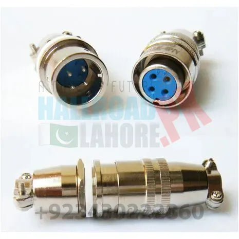 XS12JK-5P/Y AC 250V 3A 5P 12mm Round DIN Male Female Jack Aviation In ...