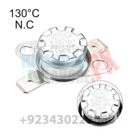 KSD301 250V 10A Temperature Control Switch 130 Celsius N.C Thermostat ...
