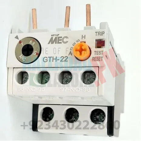 4A To 6A Thermal Relay MEC GTH-22 – Hallroadlahore.pk