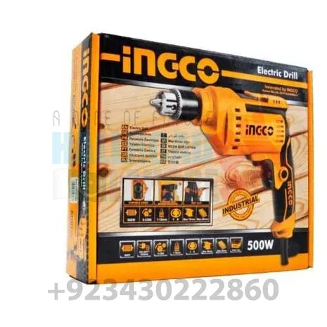Ingco Hand Tools Set Electric Drill 500w in Pakistan – Hallroadlahore.pk