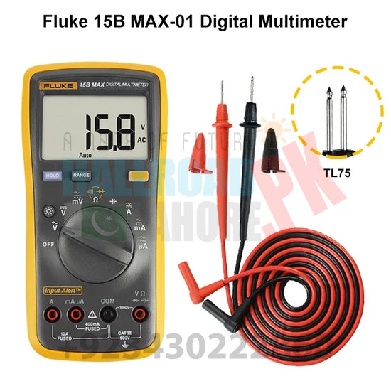 Fluke 15B MAX Economical Digital Multimeter in Pakistan – Hallroadlahore.pk